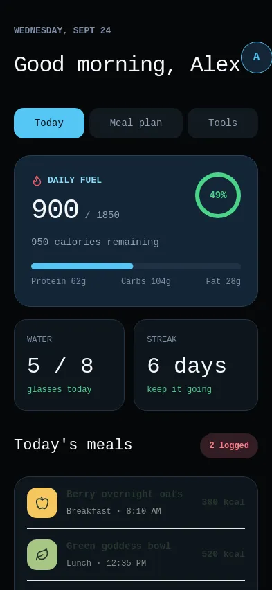 NutriWise AI Tracker