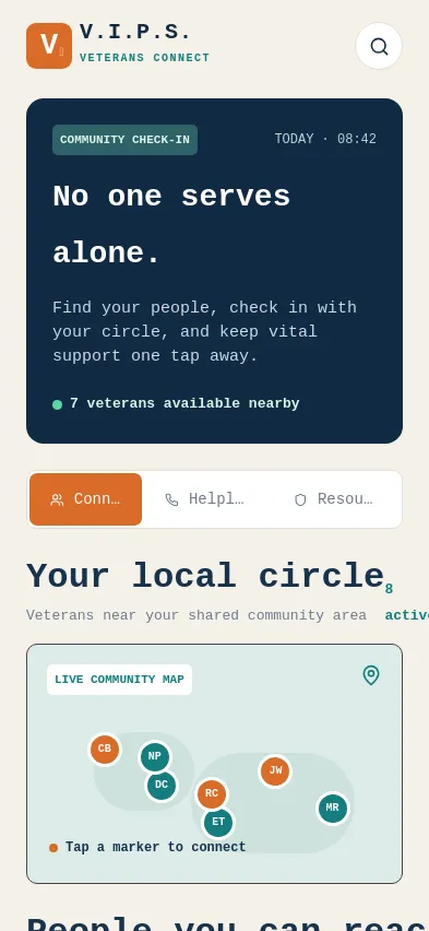 V.I.P.S. Veterans Connect