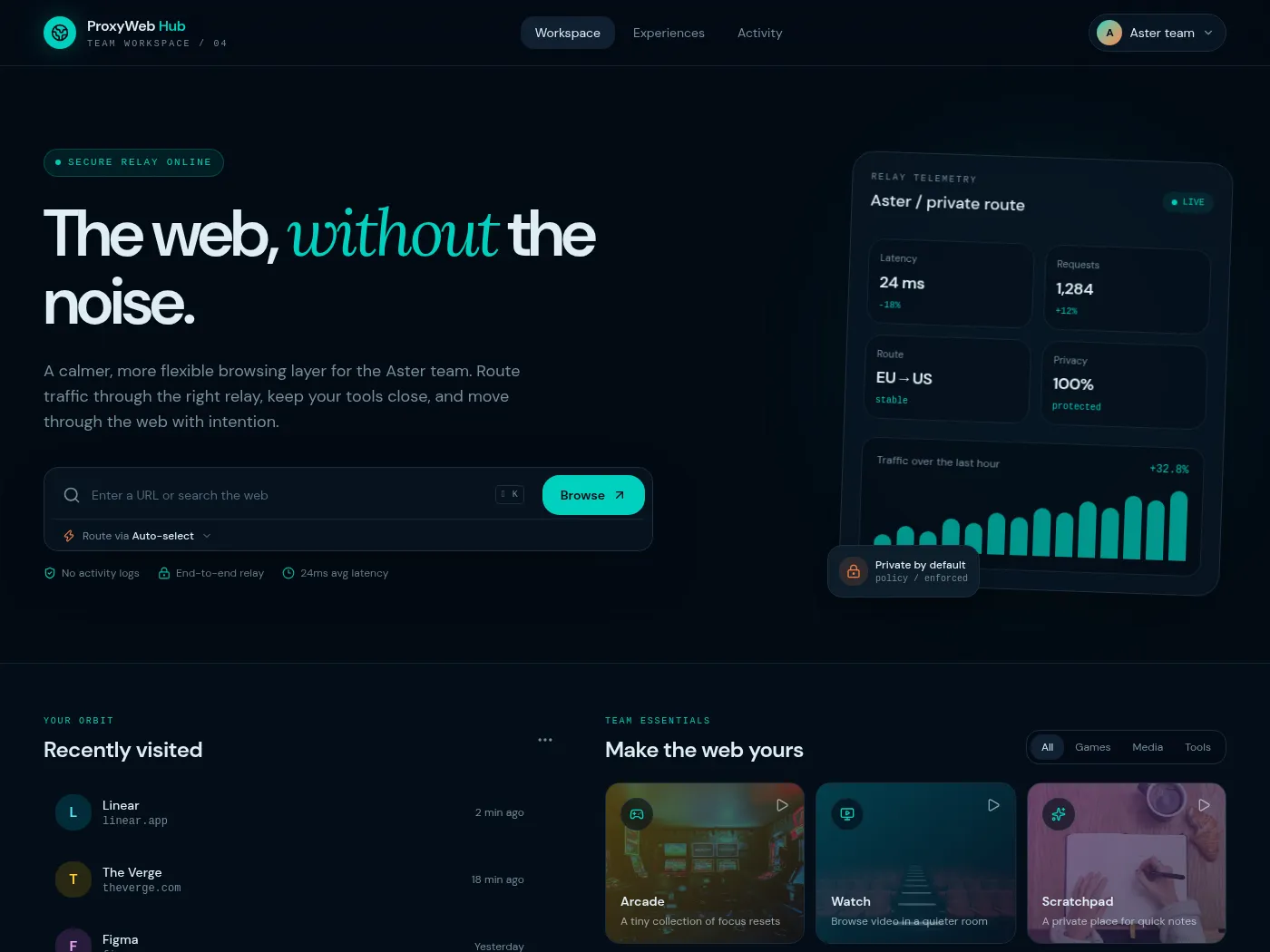 ProxyWeb Hub