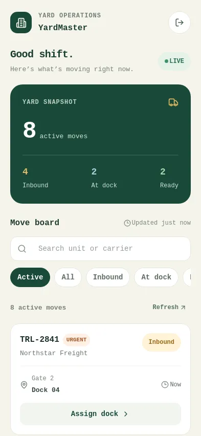 YardMaster Mobile