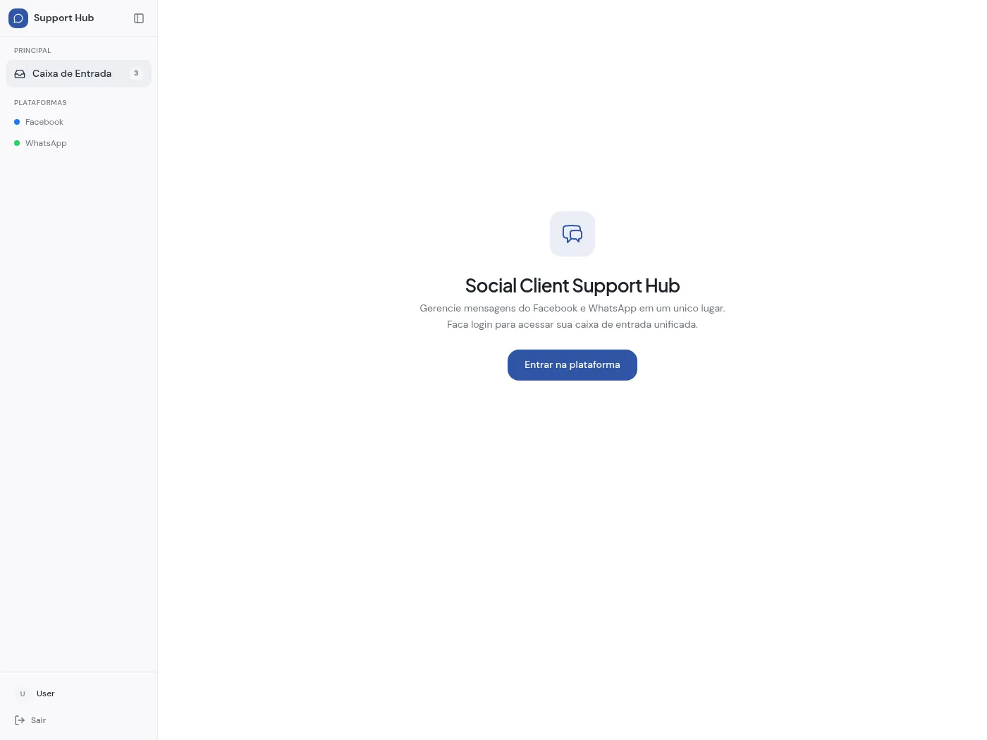 Social Client Support Hub