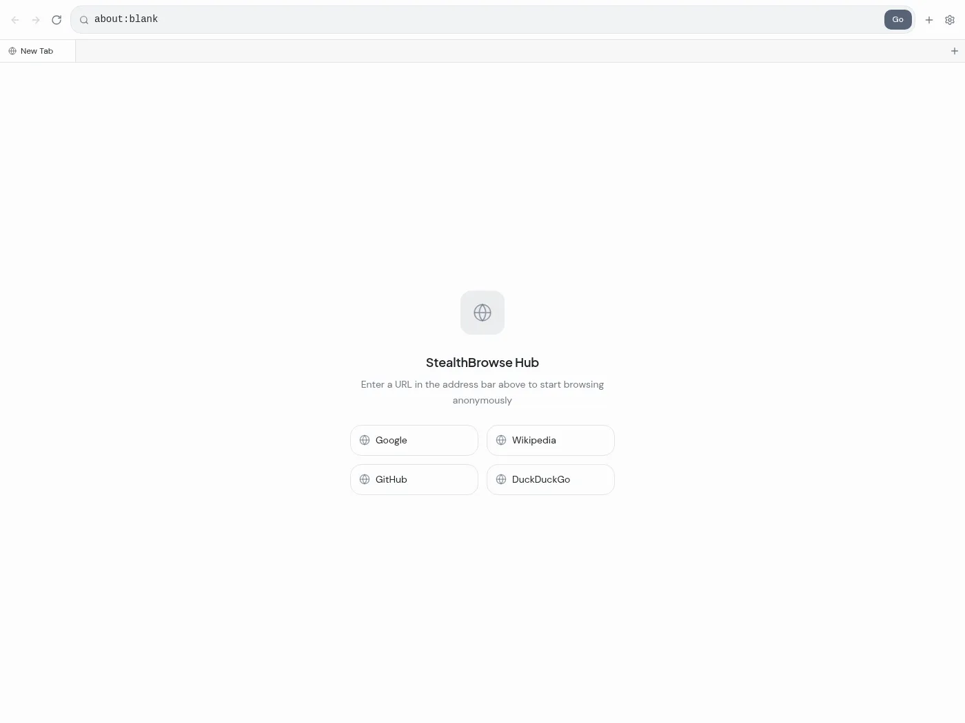 StealthBrowse Hub