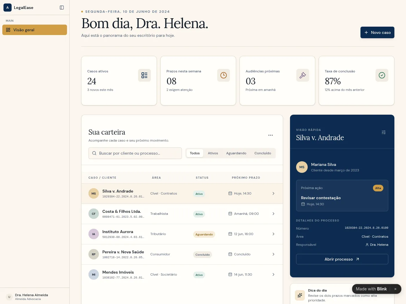 LegalEase CRM