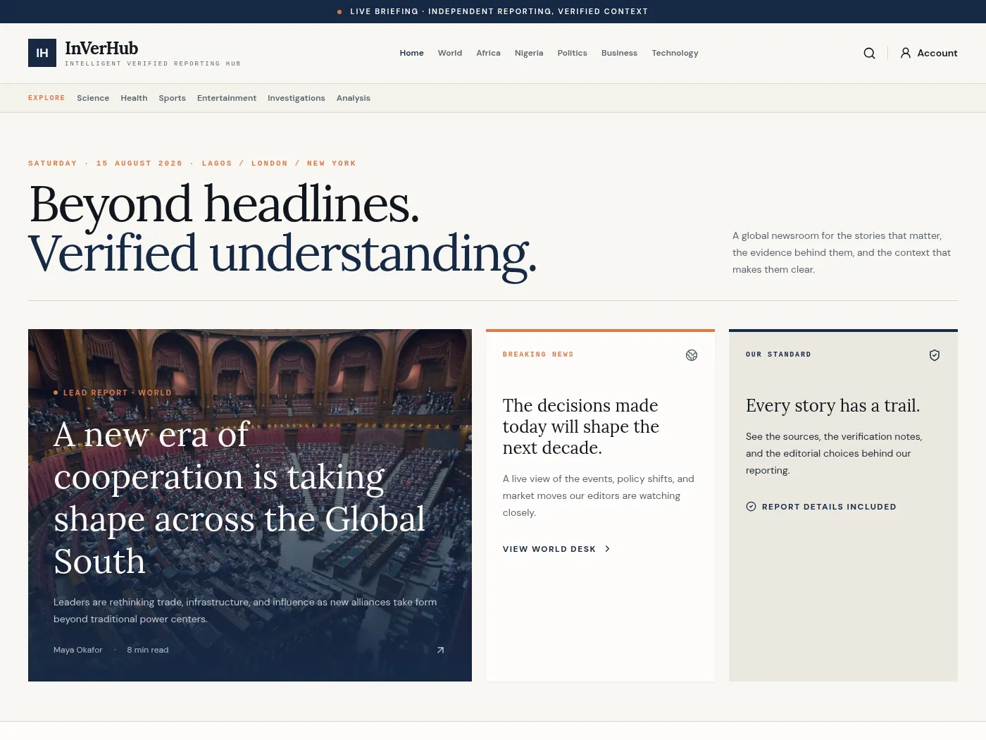 InVerHub News Platform