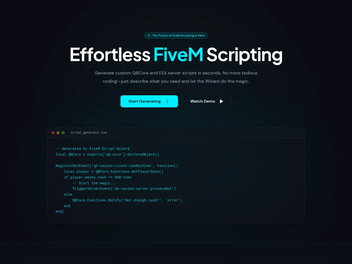 FiveM Script Wizard