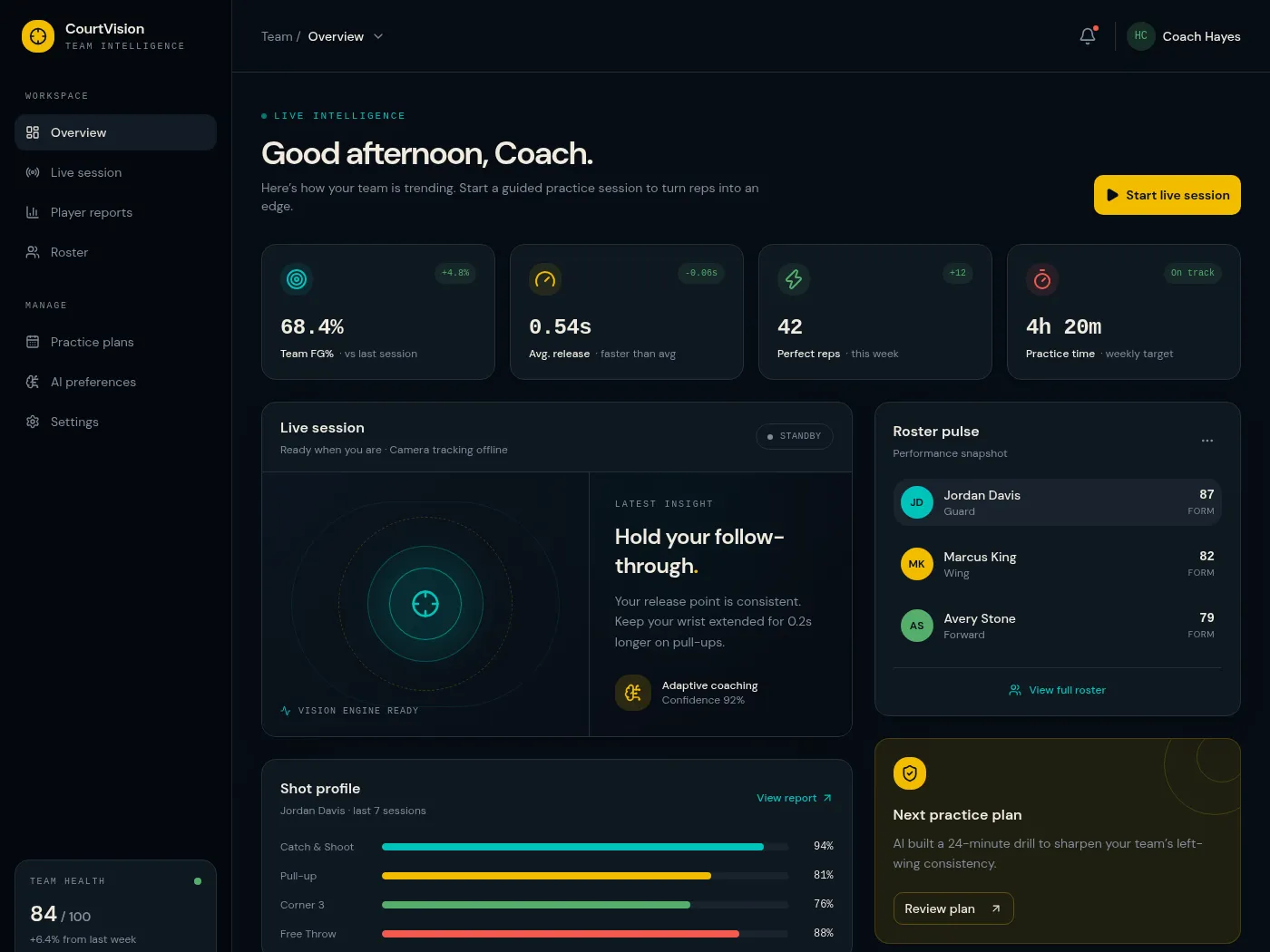 NBA 2K27 AI Shooting Coach