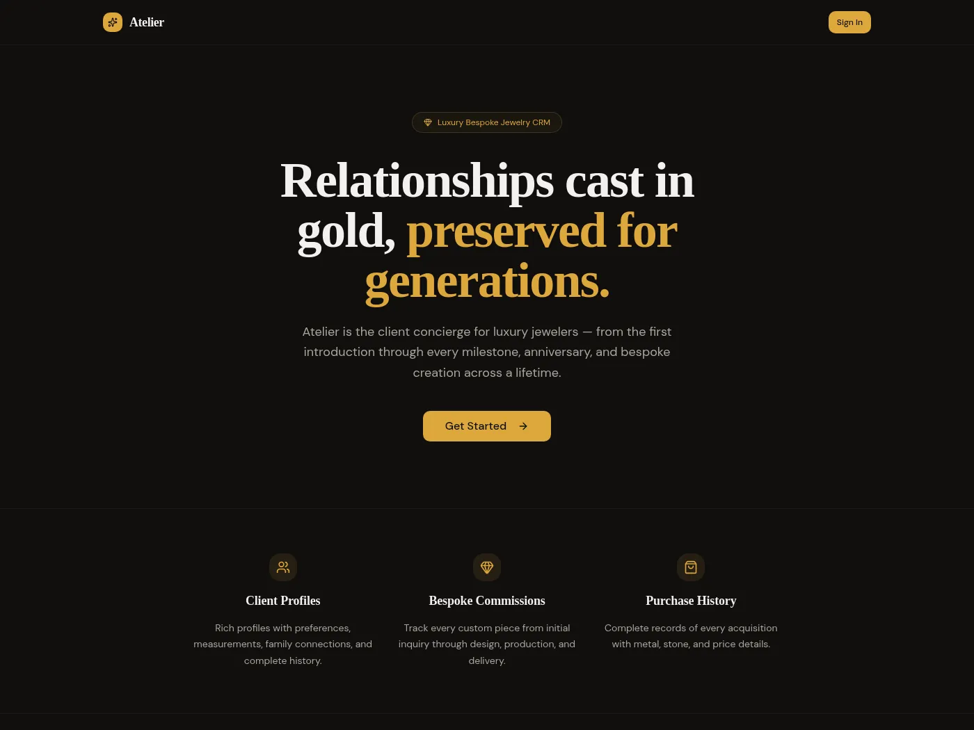 Jewelry Client Concierge CRM