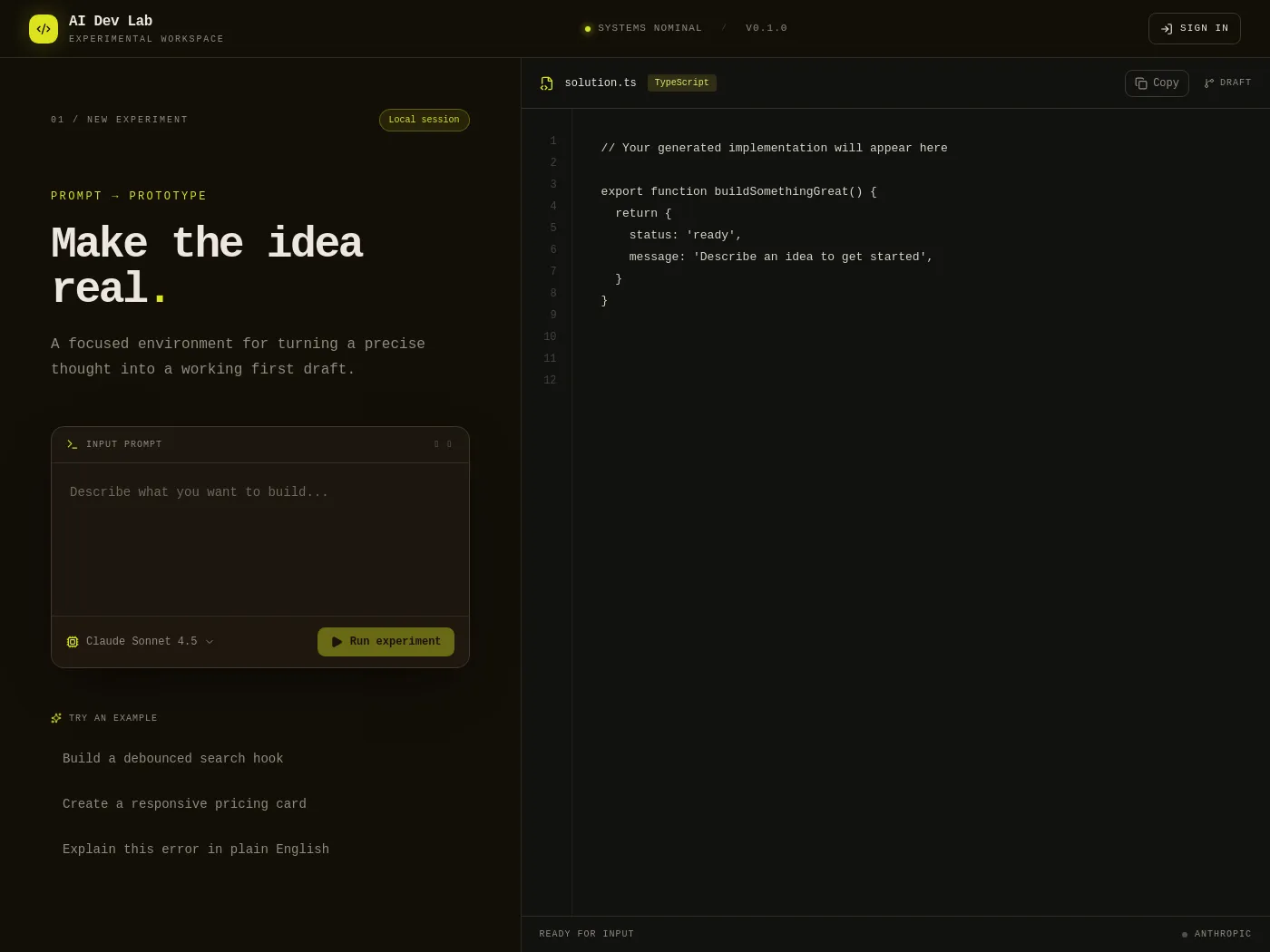 AI Dev Lab