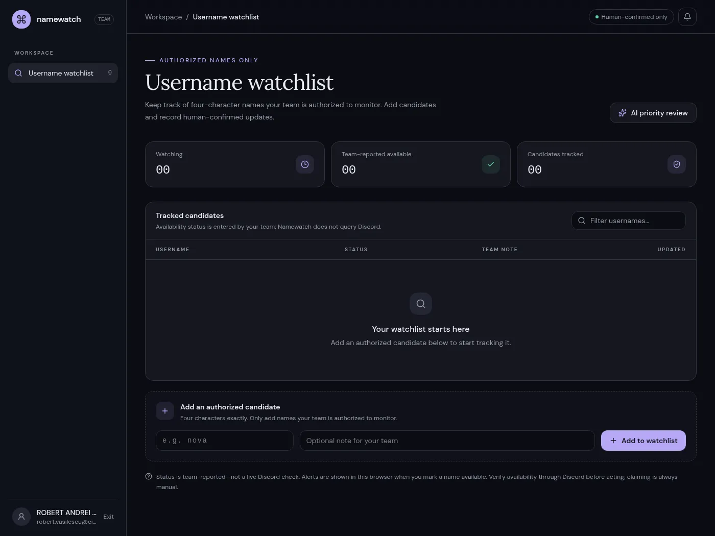 Discord Name SnipeBot
