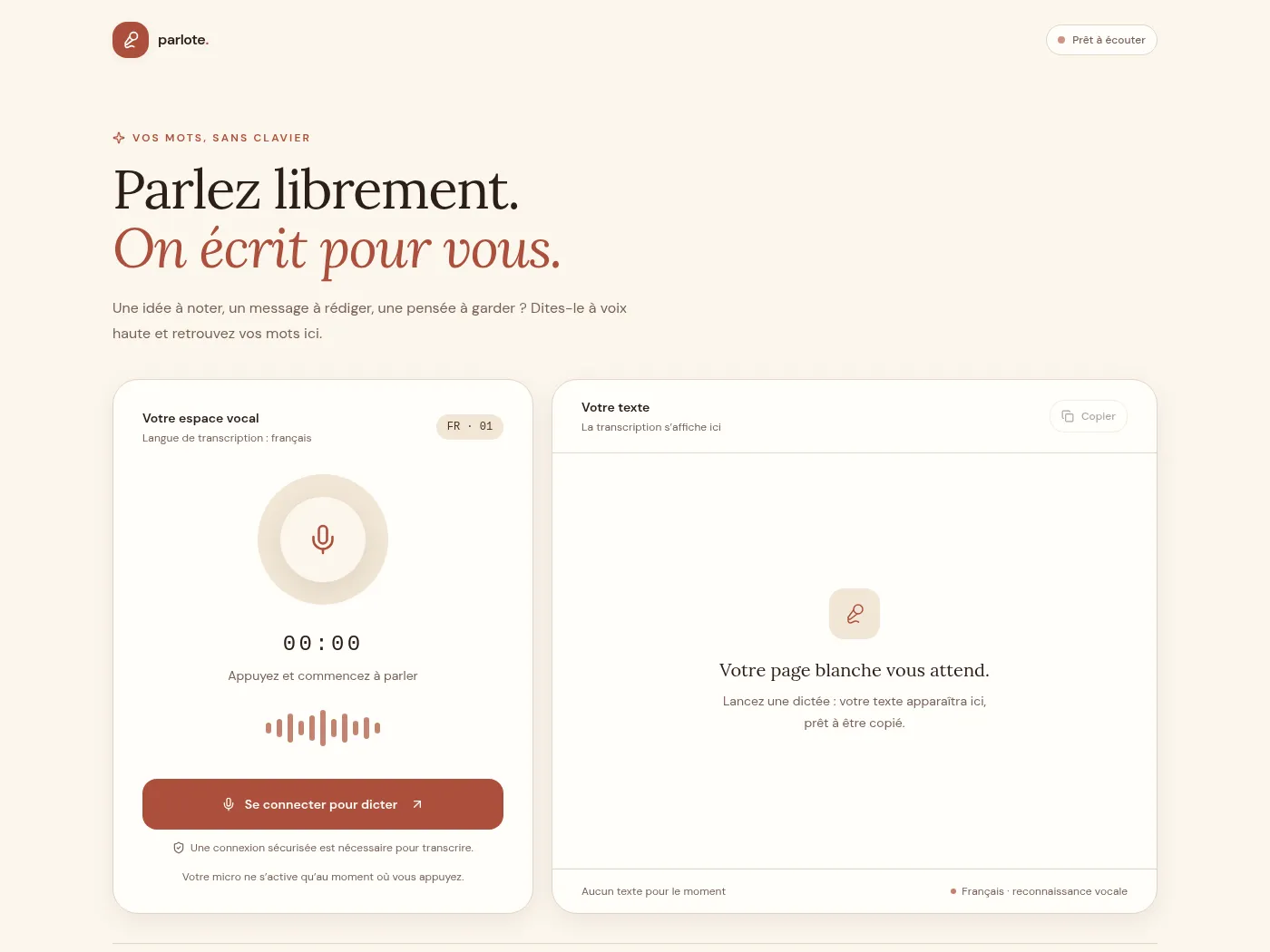 Speech2Text Writer