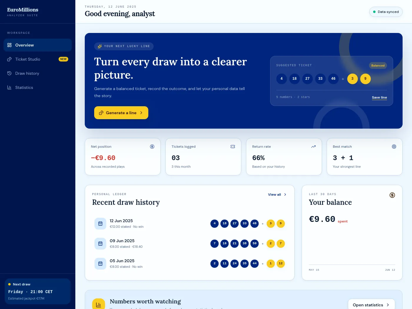 EuroMillions Stats Suite