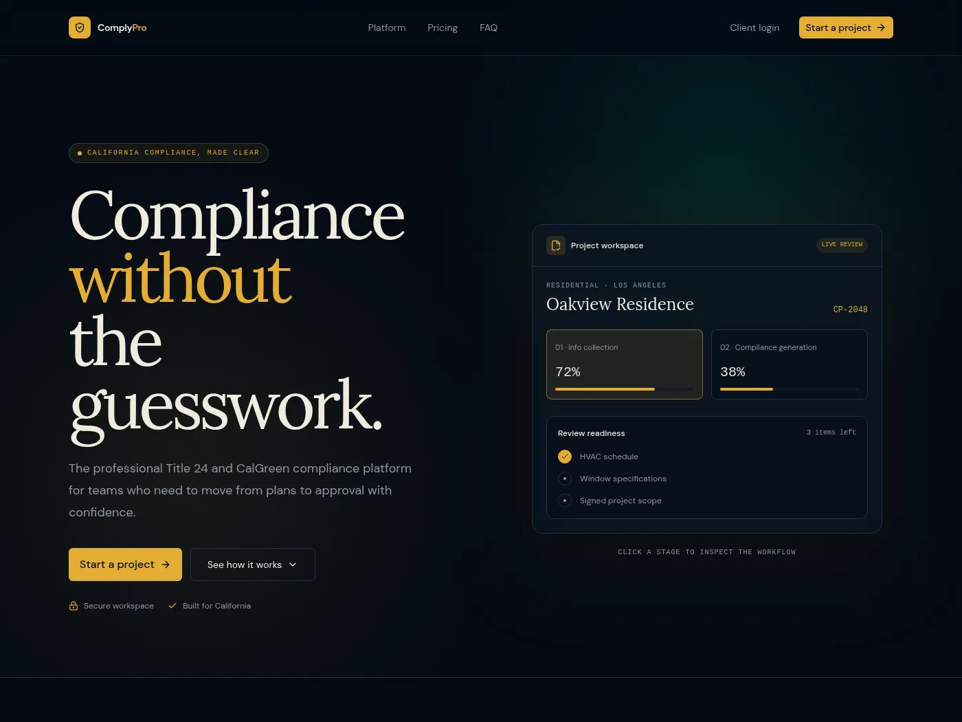 ComplyPro Platform