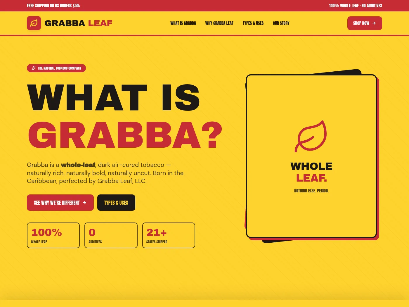 Grabba Leaf Landing