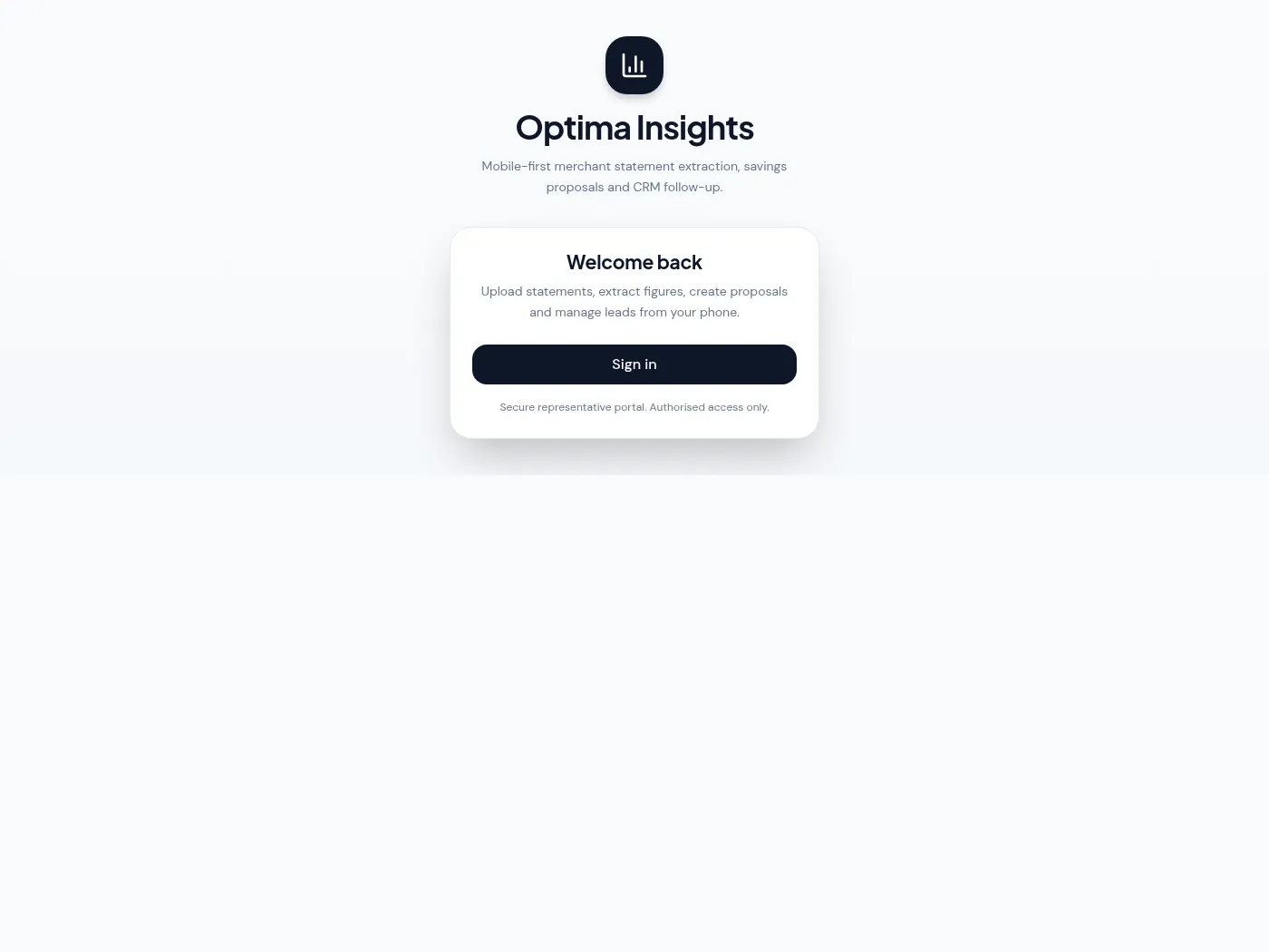 Optima Insights SaaS