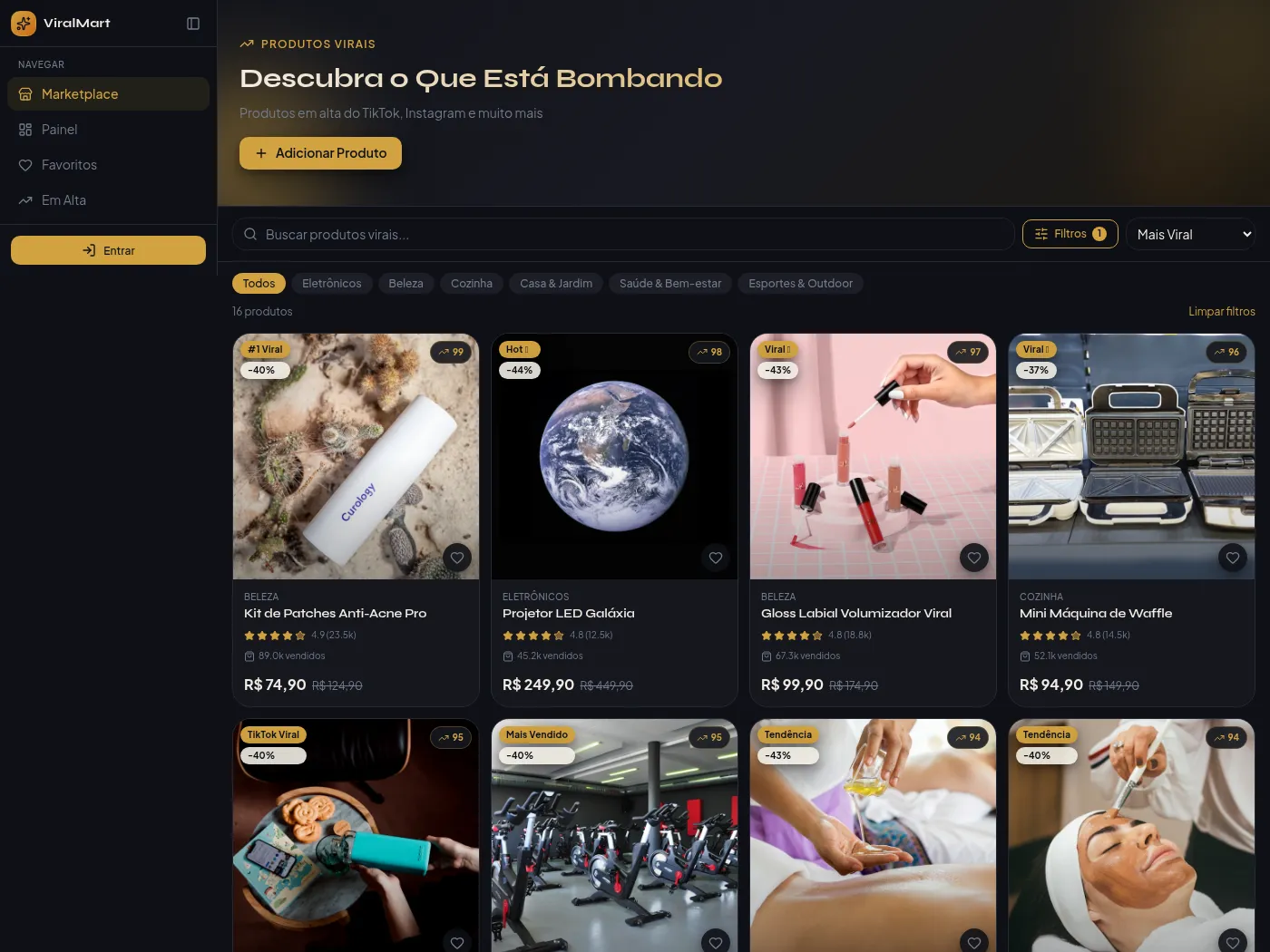 Viral Product Marketplace