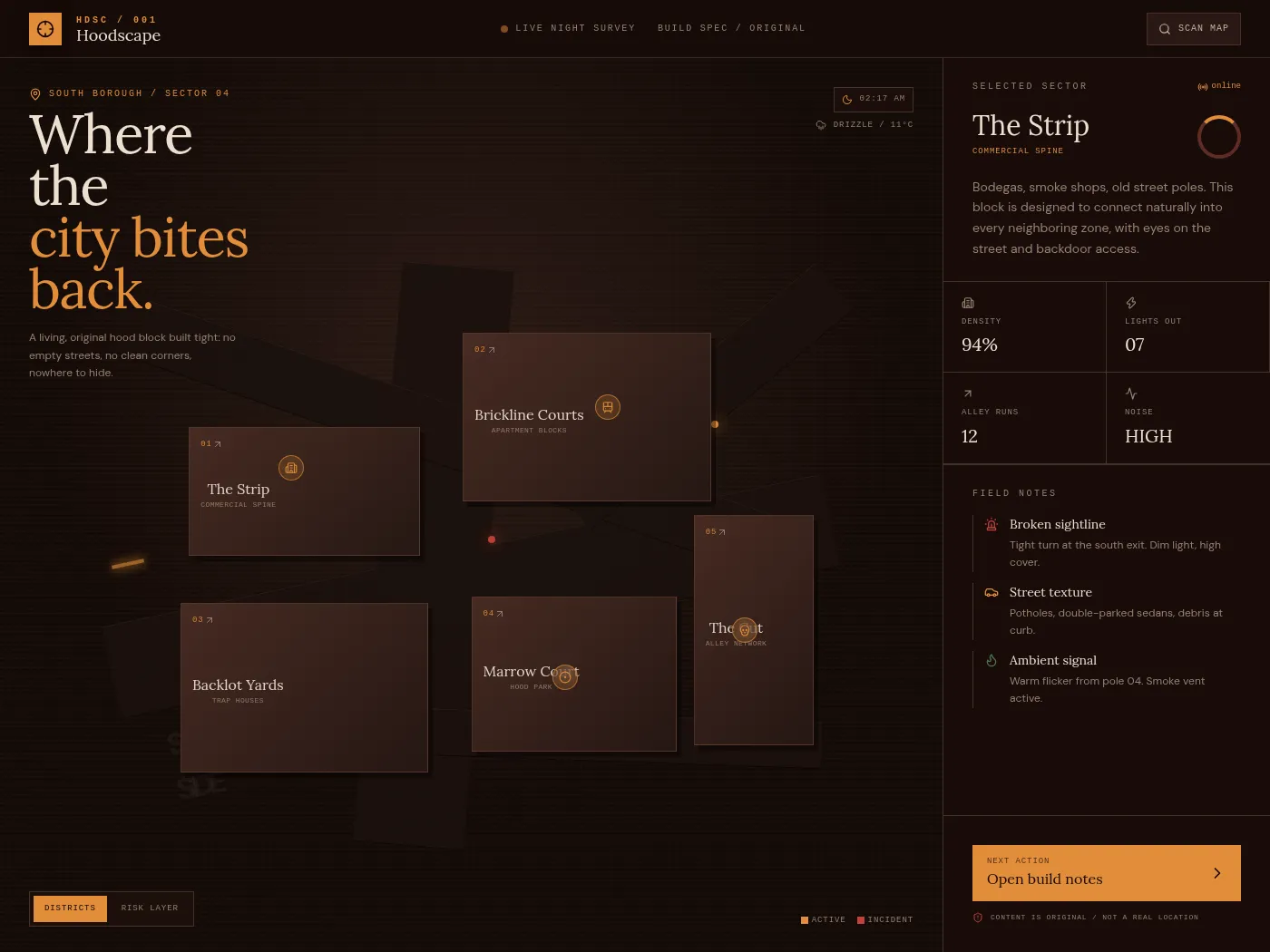 Hoodscape City Map