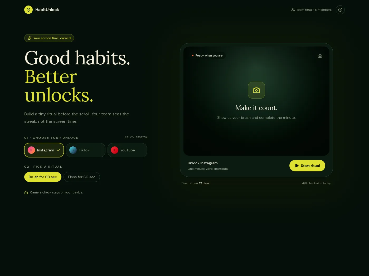 HabitUnlock