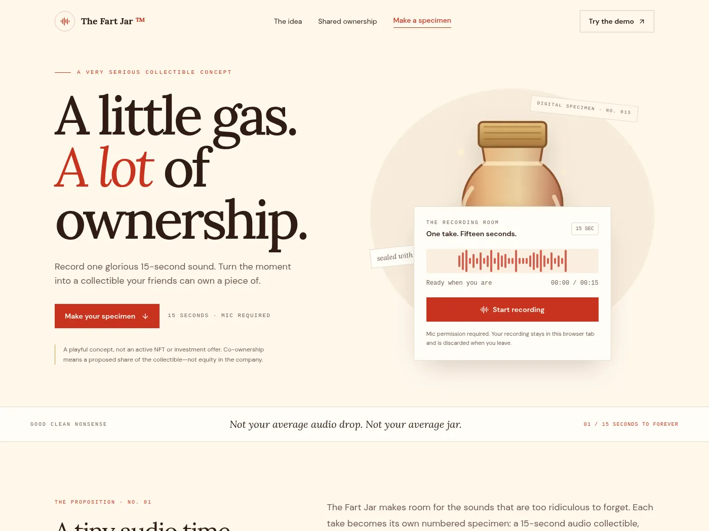 Fart NFT Jar