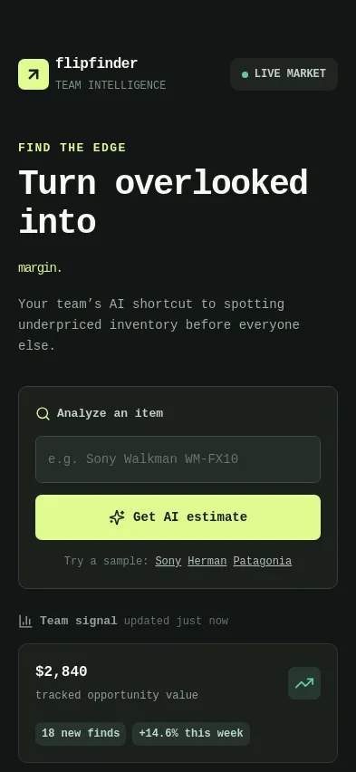 FlipFinder AI