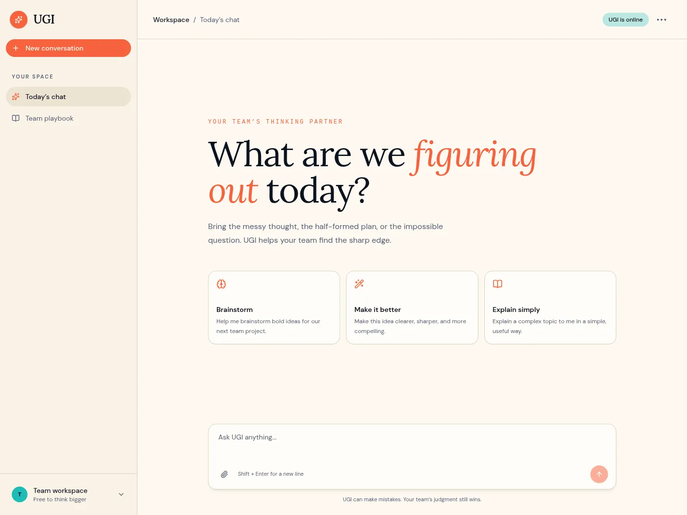 UGI Chatbot