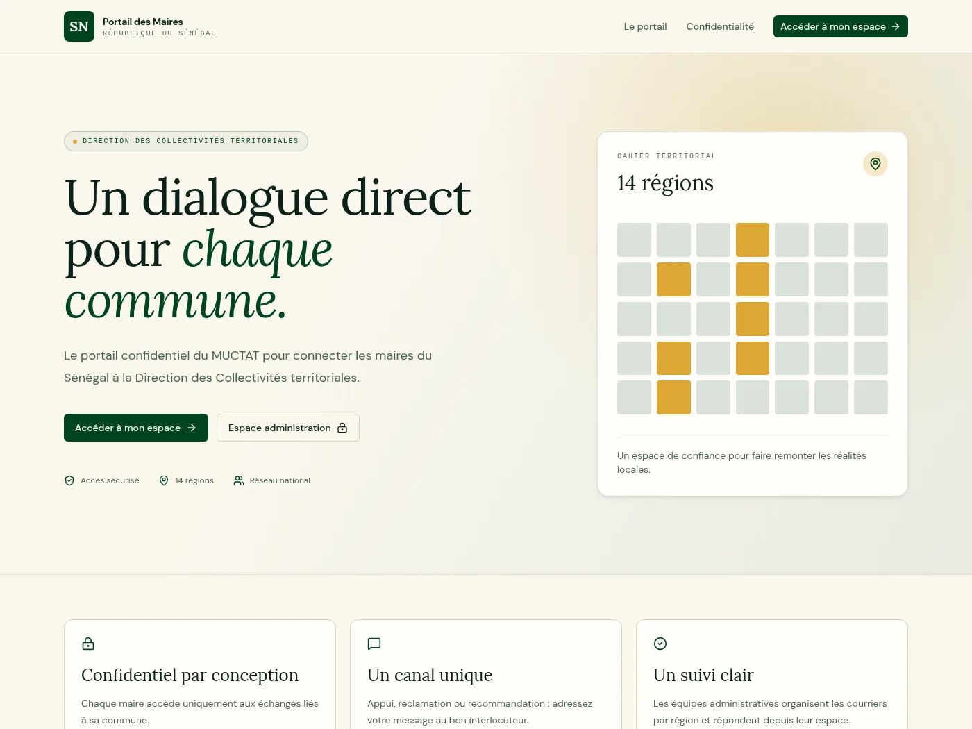 Senegal Mayors Portal