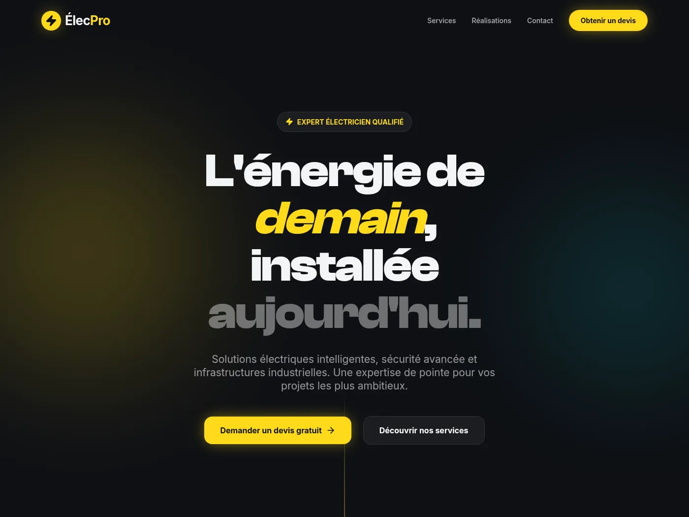 ÉlecPro Site Web