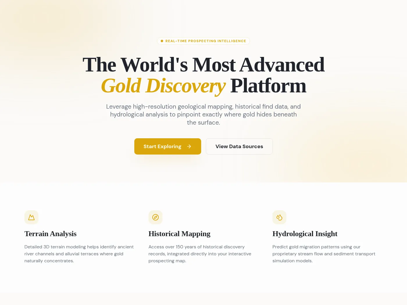 Gold Map Explorer
