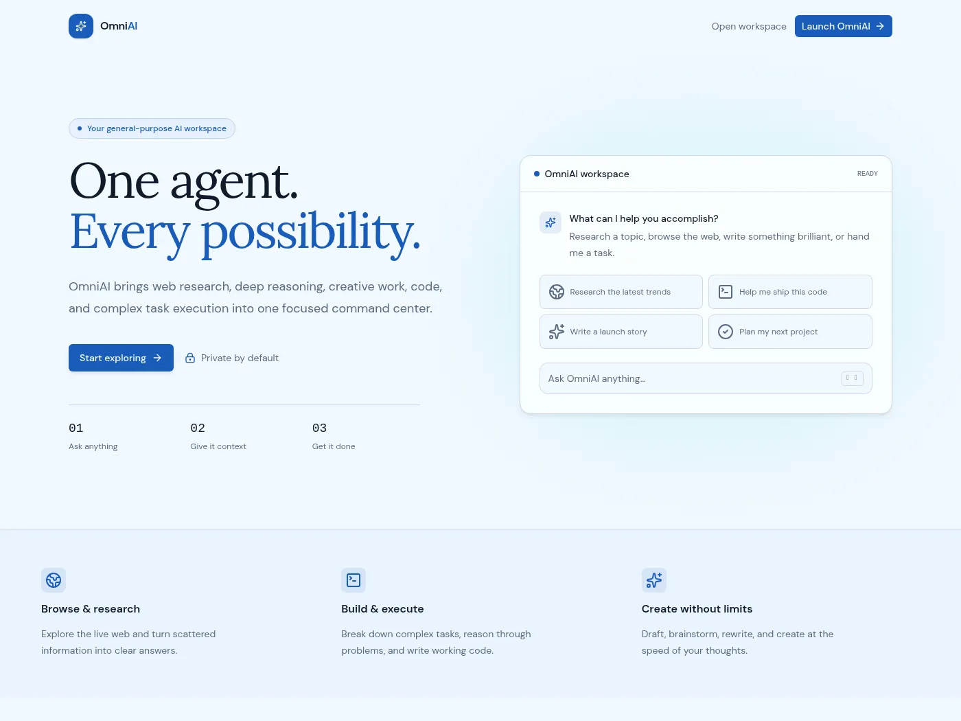 OmniAI Agent Dashboard