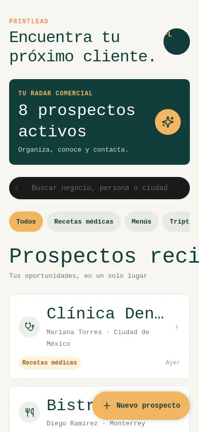 PrintLead Mobile