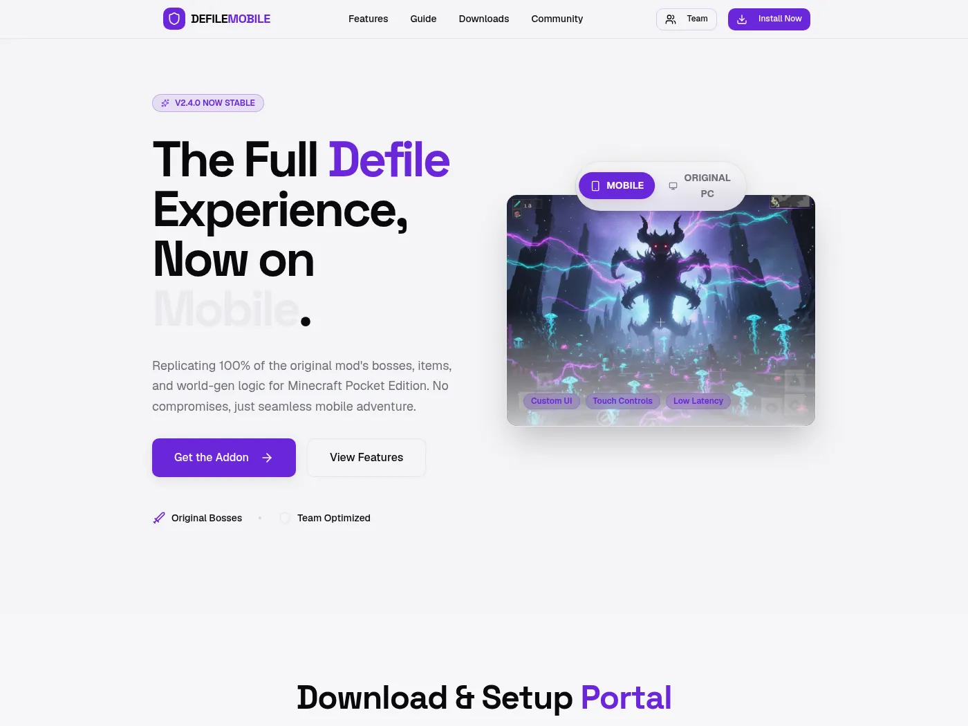 Defile Mobile Mod Pack
