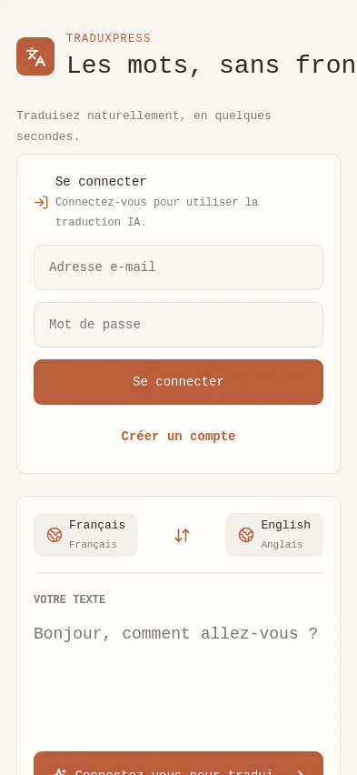 TraduXpress Mobile