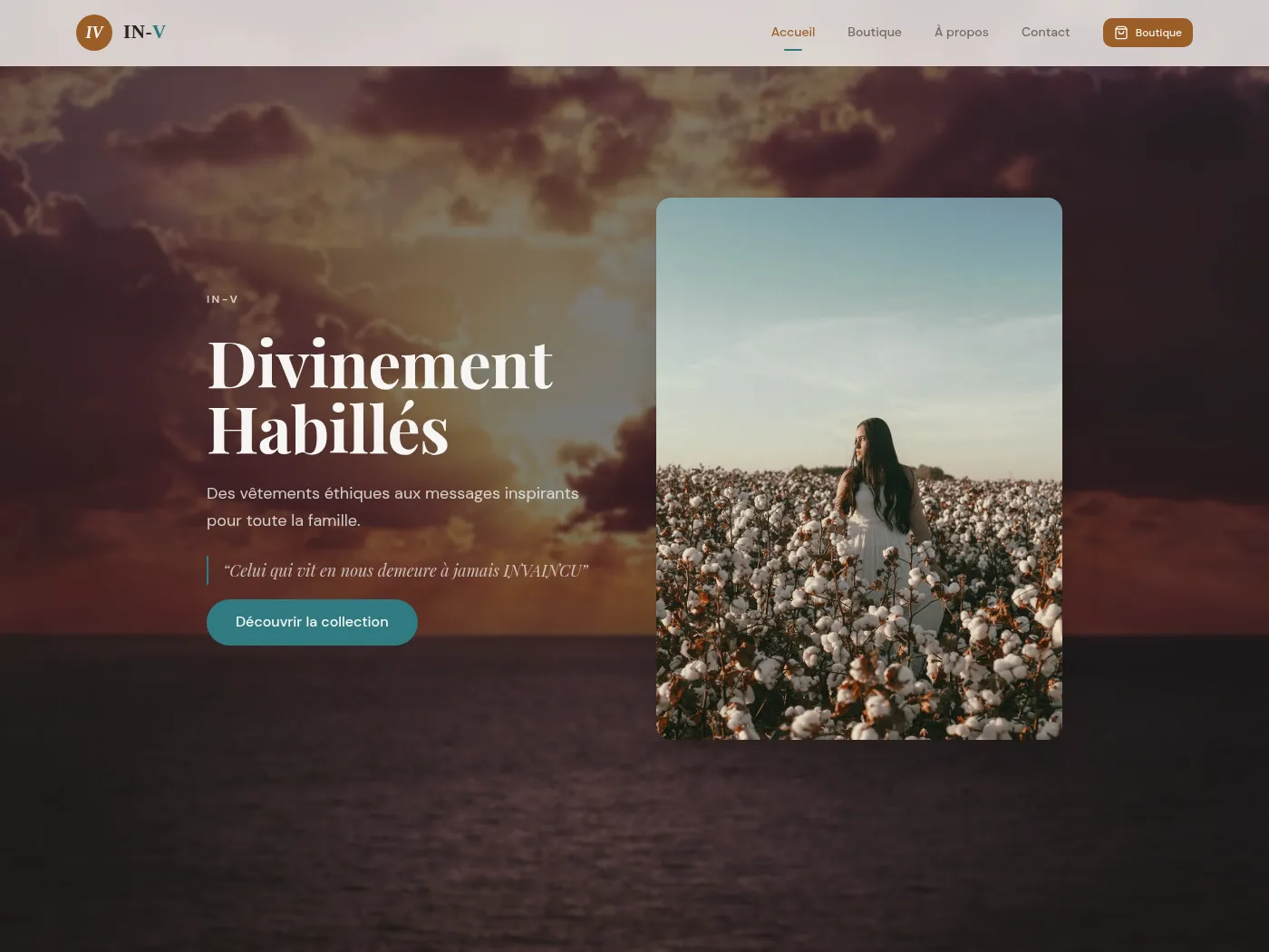 IN-V E-Commerce Site