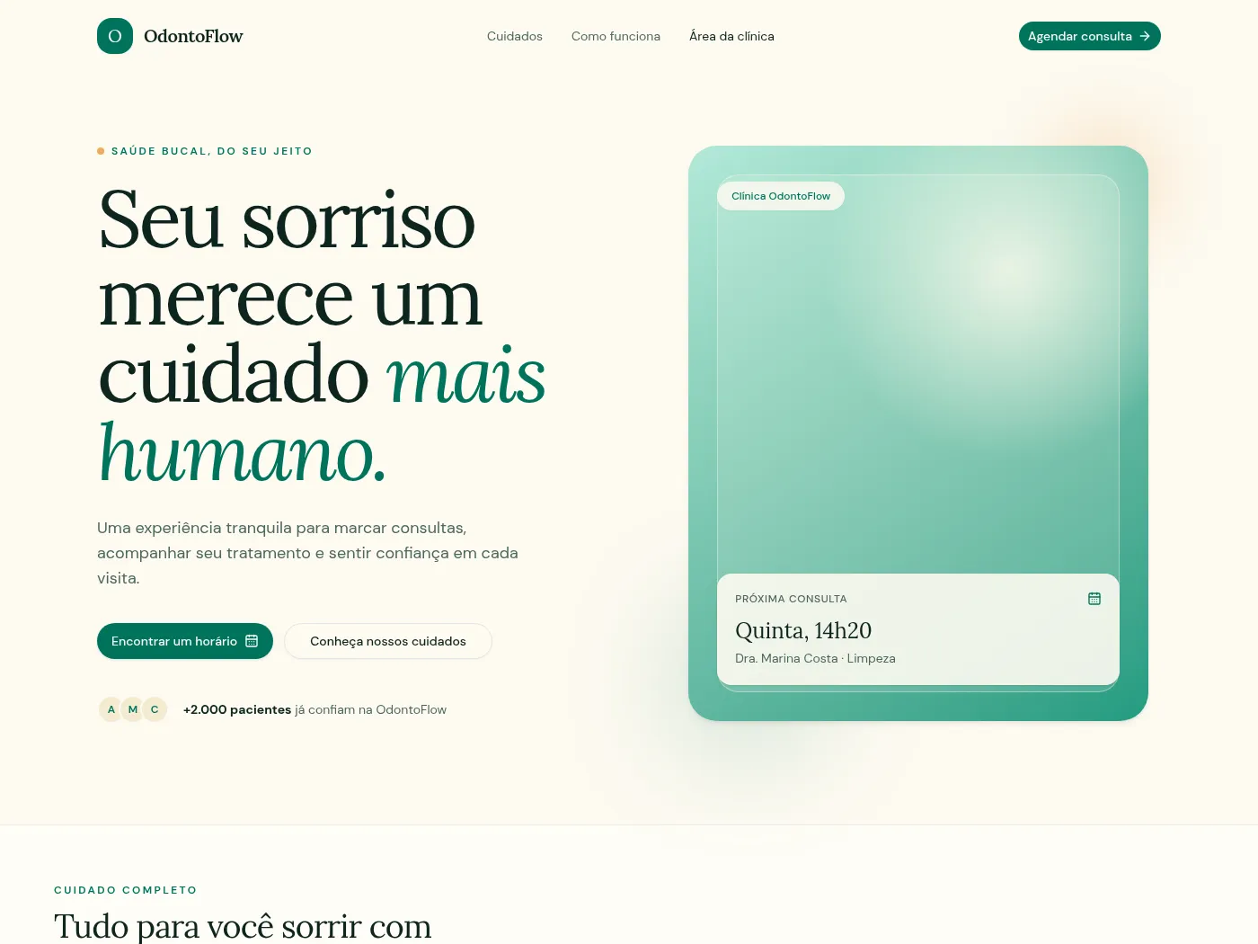 OdontoFlow Clinic App