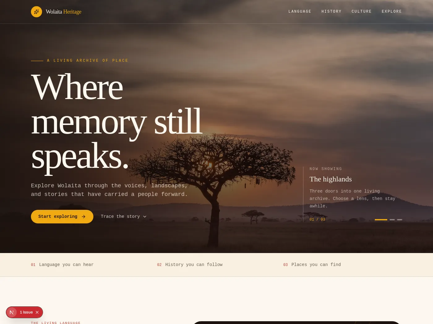 Wolaita Heritage Portal