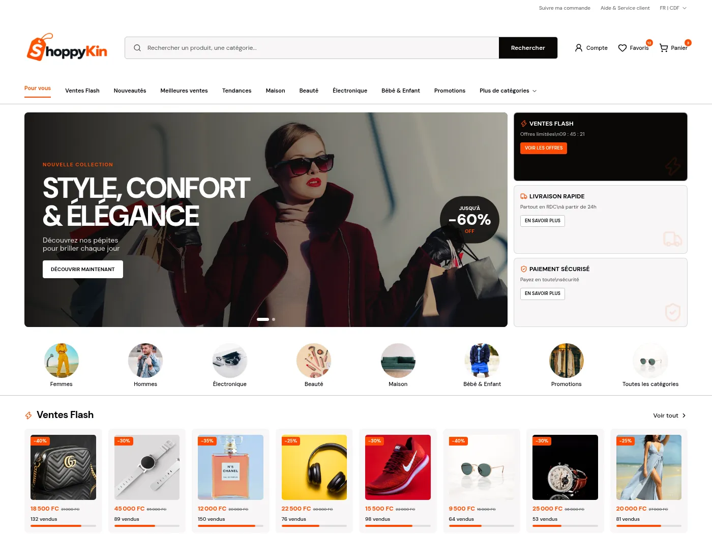 Shoppykin E-commerce Platform