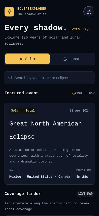 EclipseXplorer Mobile