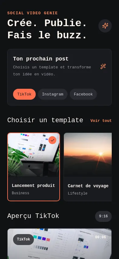 Social Video Genie