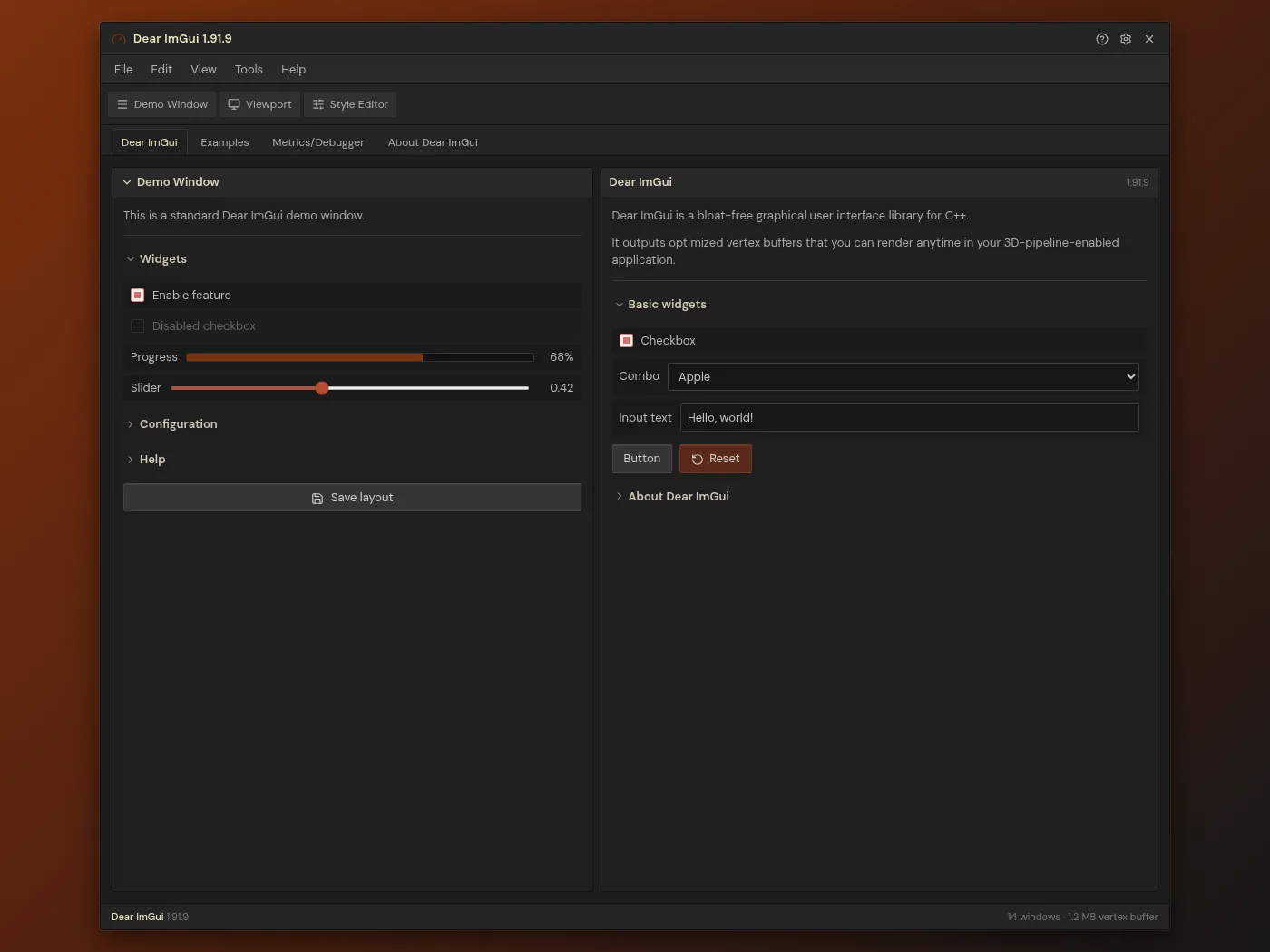 ImGui Menu Replica