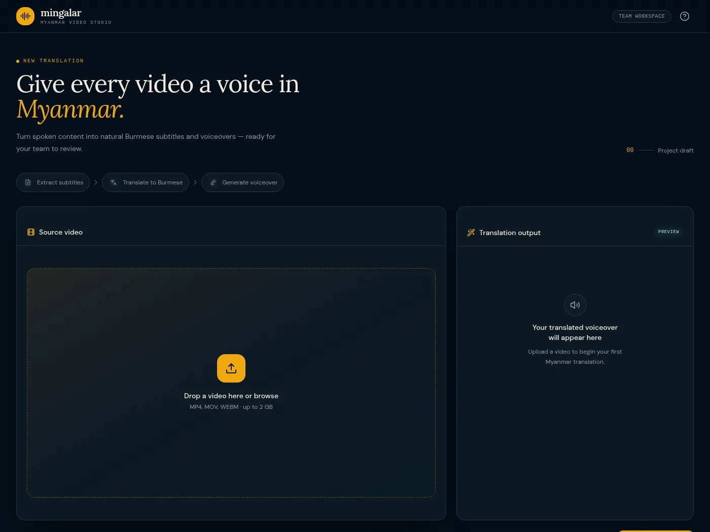Myanmar Video Translator