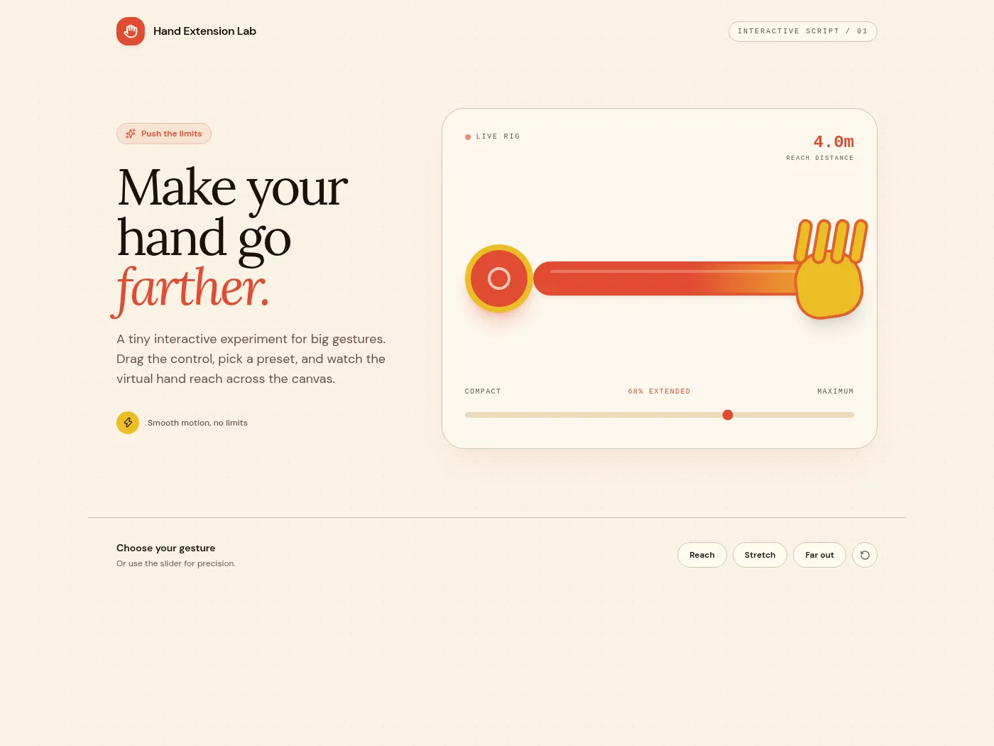 Hand Extension Script