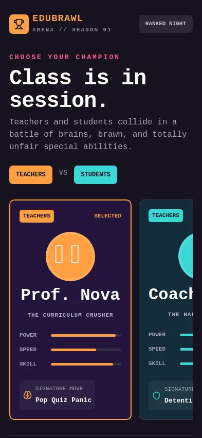 EduBrawl: Battle Arena