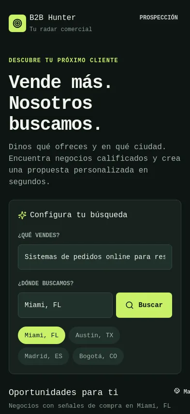 B2B Hunter App