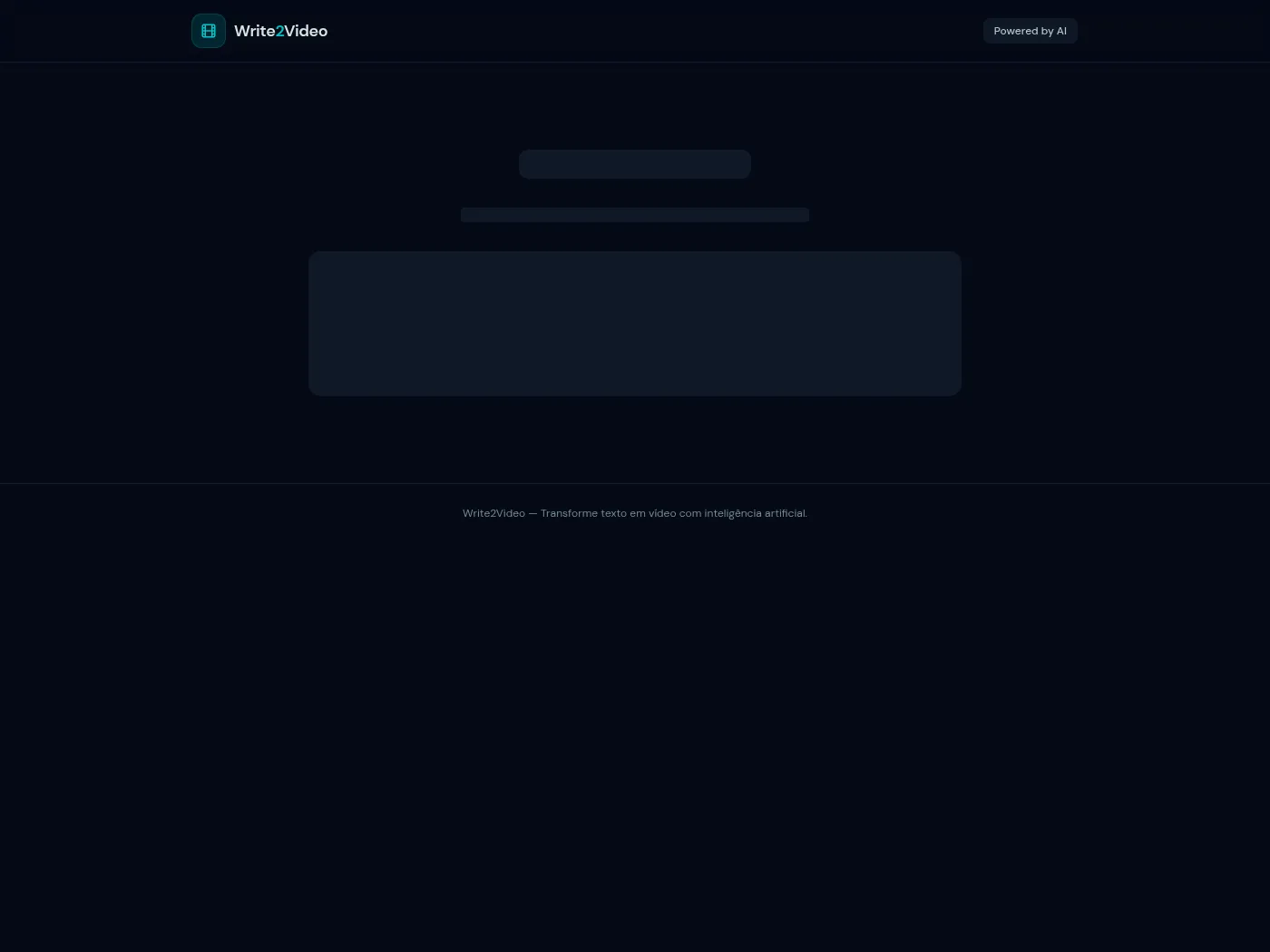 Write2Video Extension