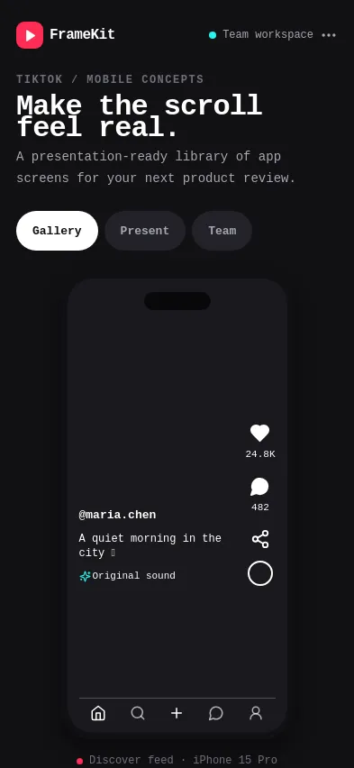 TikTok Mockup Studio