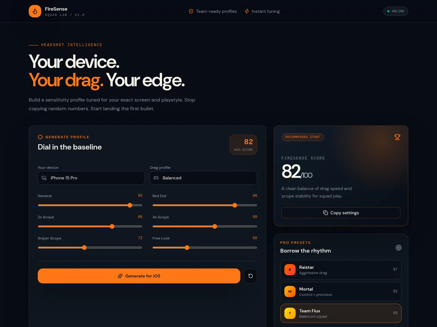 FireSense Generator