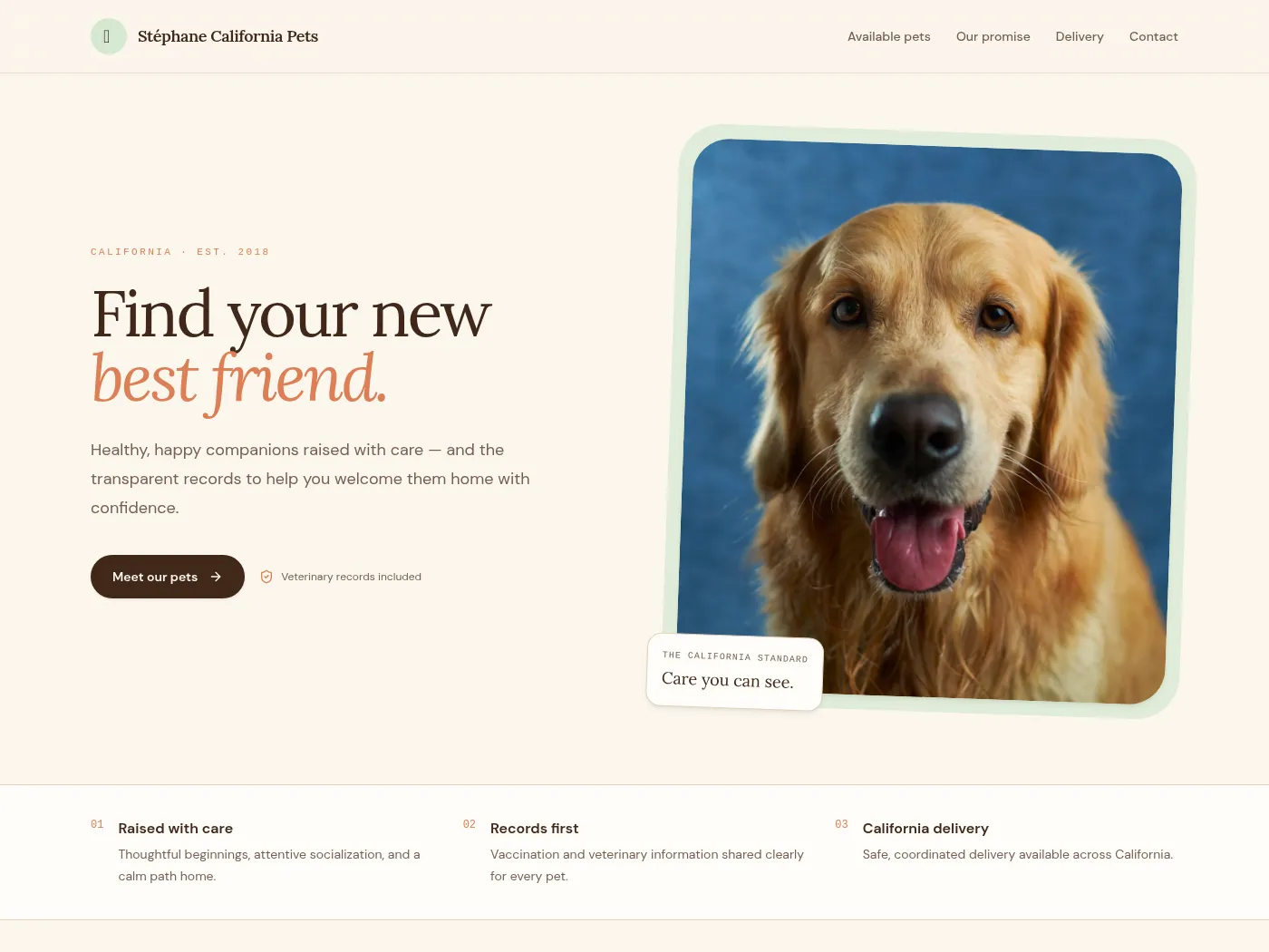 California Pets Shop