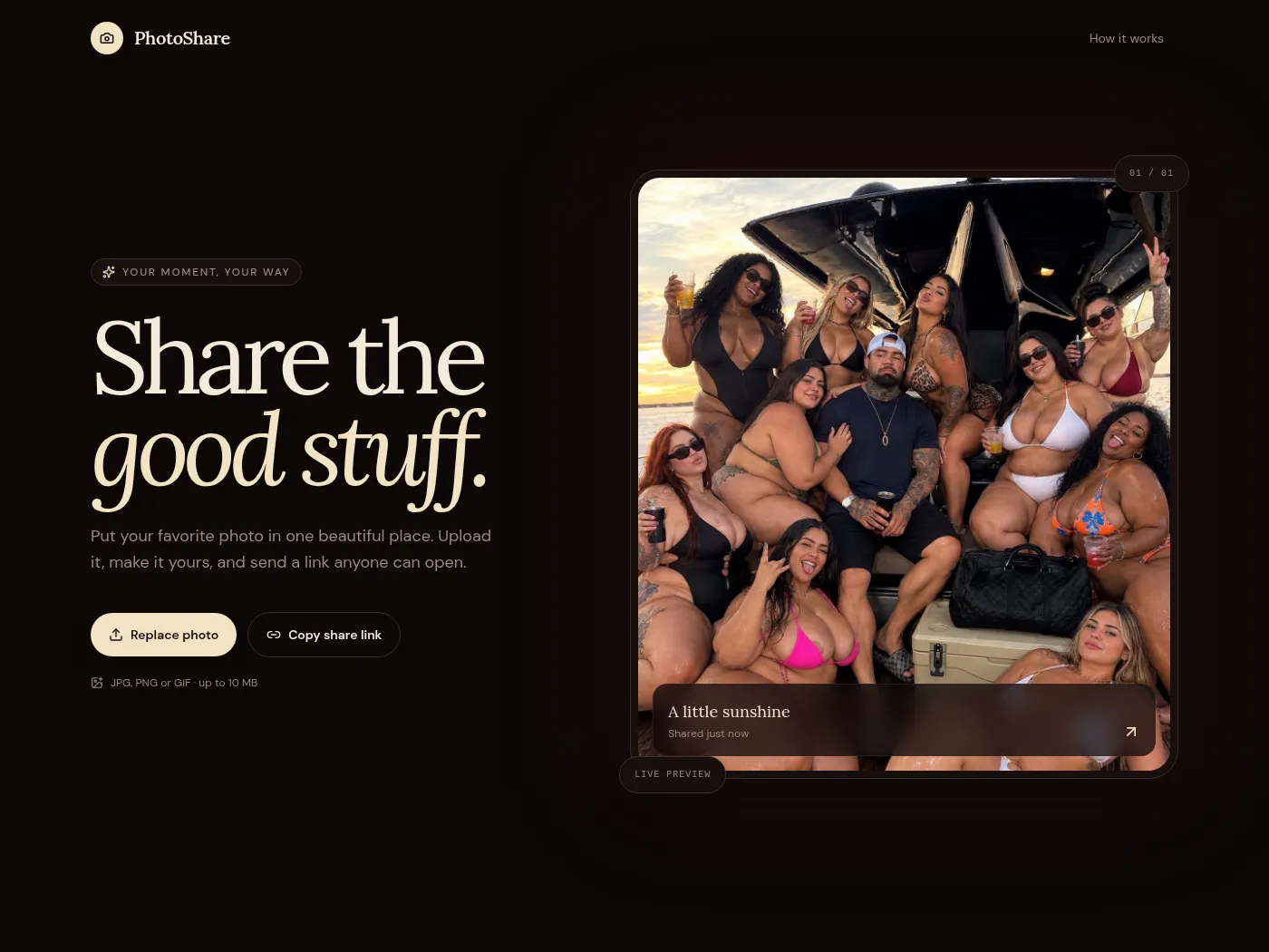 PhotoShare Widget