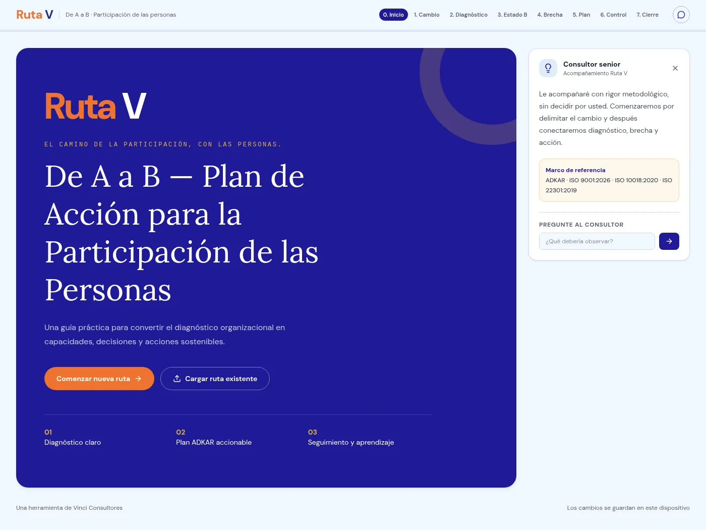 Ruta V — De A a B