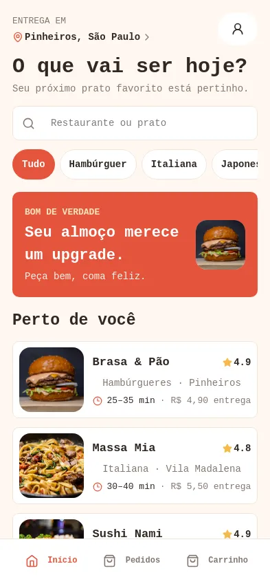KD Food Delivery App