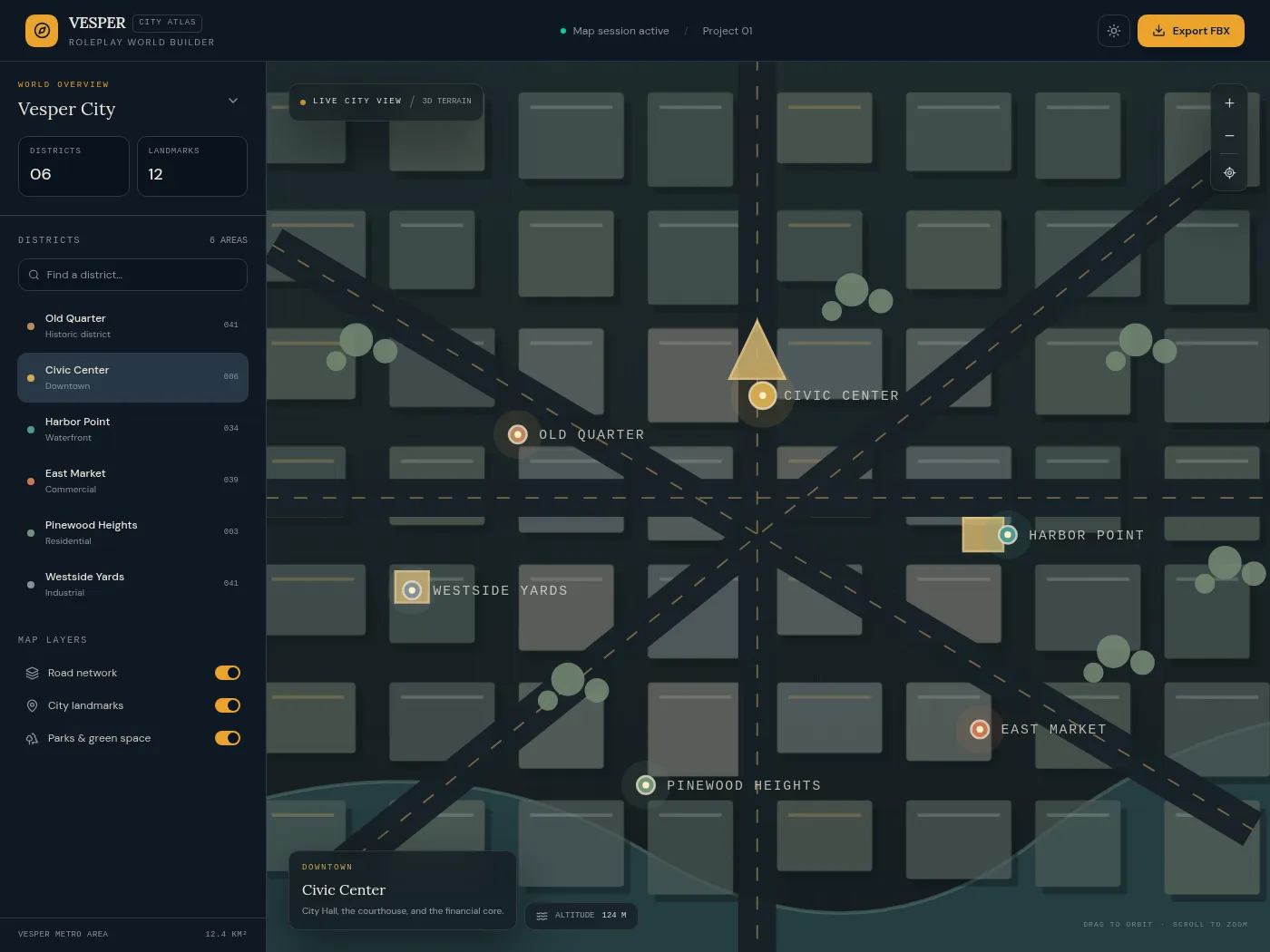 CityRoleplay 3D Map